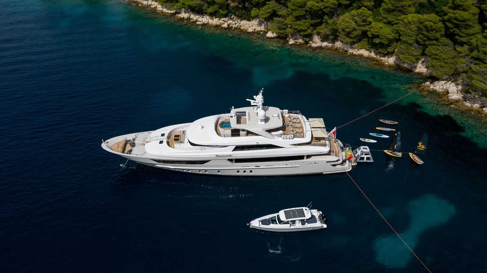 44m Sanlorenzo Lammouche trials biofuel